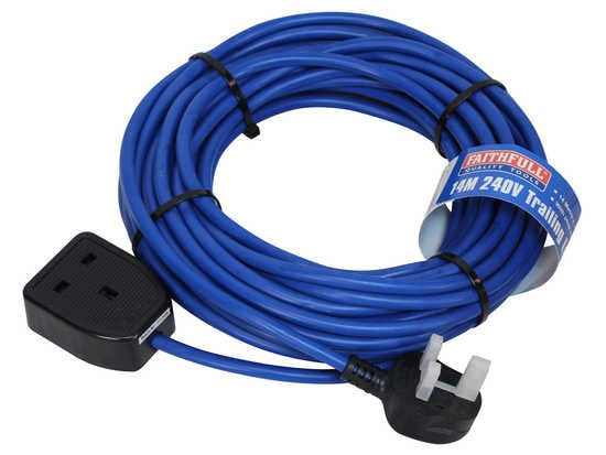 Powerplus 240V Extension Lead 13amp 14M 1.5mm | Industrial Gas ...