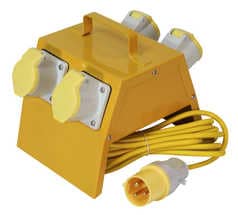 Powerplus 110V 4-Way Distribution Box | Industrial Gas, Equipment ...