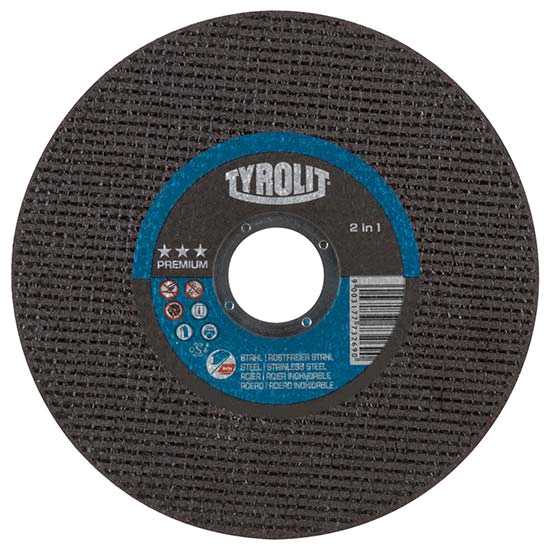 Tyrolit Cutting Disc 125X3X22.2 Secur St/St | Industrial Gas, Equipment ...