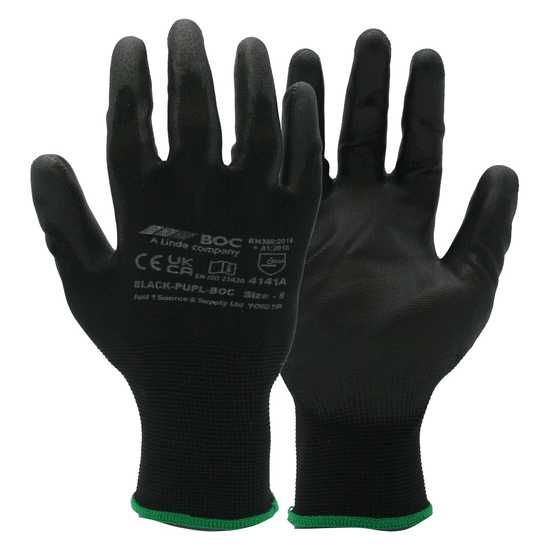 BOC Coloursafe PU Palm Coated Gloves | Industrial Gas, Equipment ...