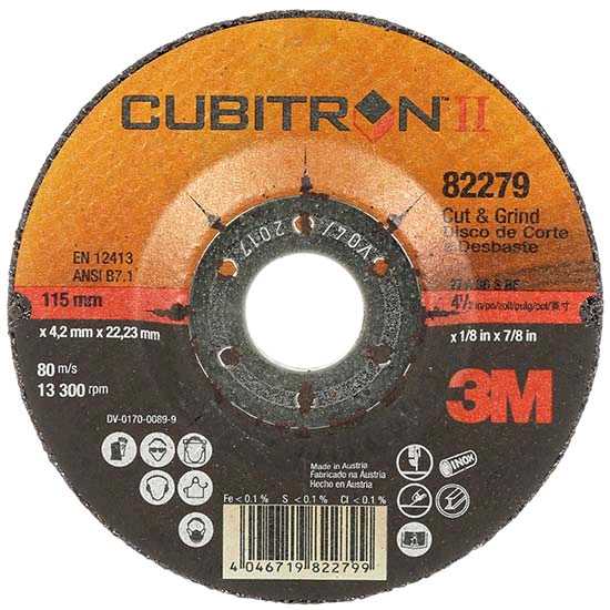 3M Cubitron II Cut And Grind Wheel T27 | Industrial Gas | Gas Equipment ...