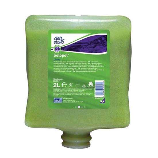 Deb Hand Cleaner Solopol Lime 2L | Industrial Gas | Gas Equipment ...