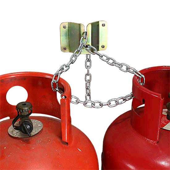 Cylinder Trolley Safety Chain Set Zinc | Industrial Gas | Gas Equipment ...