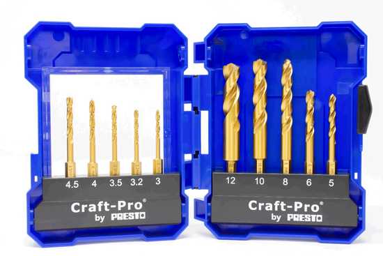 PRESTO IMPACT DRILL SET HSS 10-PCE TIN | Industrial Gas | Gas Equipment ...