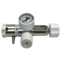 Dial Flow Oxygen Regulator, Pin Index Inlet with BS Schrader Outlet ...