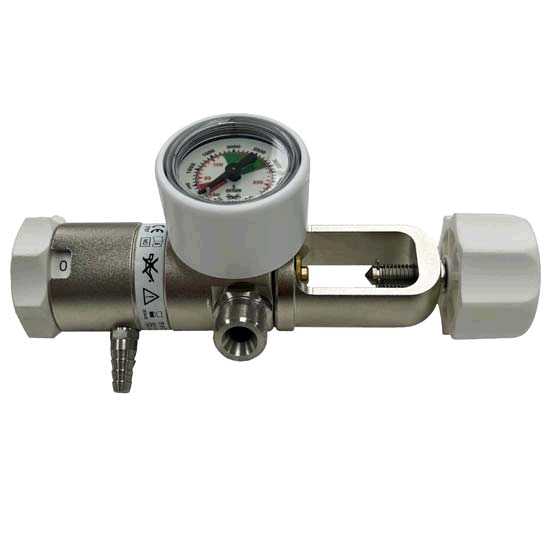 Dial Flow Oxygen Regulator Pin Index Inlet with 3/8'' for Clinical ...