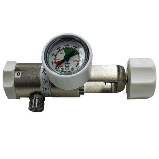 Dial Flow Oxygen Regulator Pin Index Inlet with Therapy Outlet ...