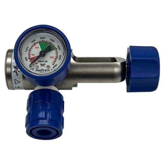 Nitrous Oxide Regulator Pin Index Inlet with BS Schrader Outlet ...