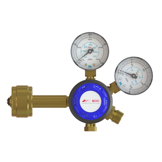 BOC Nevoc Single-Stage Oxygen Regulator 0-10 Bar | Industrial Gas | Gas ...