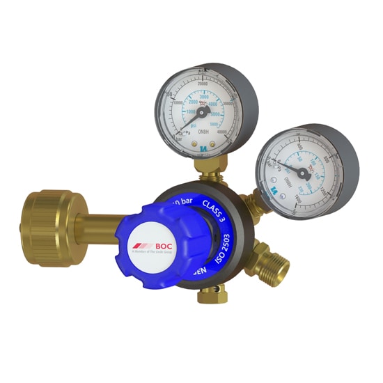 BOC Nevoc Single-Stage Oxygen Regulator 0-10 Bar | Industrial Gas | Gas ...