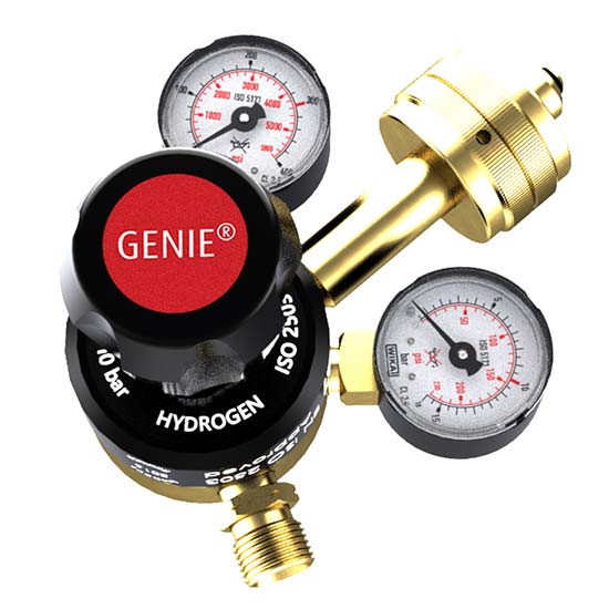 GENIE® Hydrogen, Single Stage 2-Gauge Regulator, (10bar) | Industrial ...