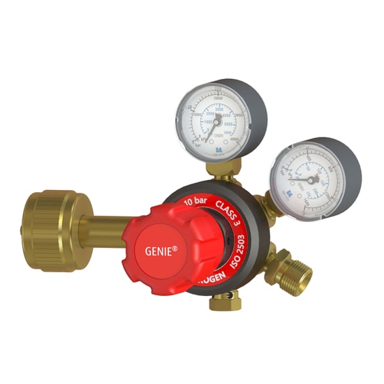GENIE® Hydrogen, Single Stage 2-Gauge Regulator, (10bar) | Industrial ...