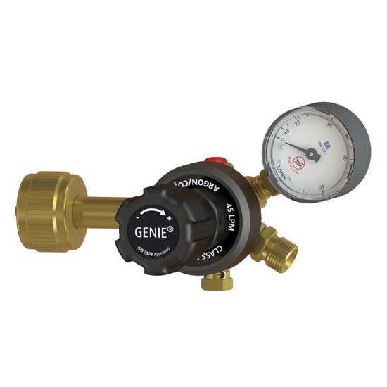 Genie Regulator Flow 1G Shield Gas 30Lpm RE0369-2 | Industrial Gas ...