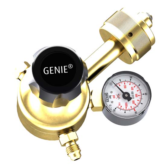 GENIE® Nitrogen, Single Stage, High Pressure, 1 Gauge, 0 - 50 Bar ...