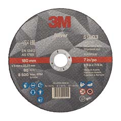 3M Silver Cut-Off Wheel | Industrial Gas | Gas Equipment & Accessories ...
