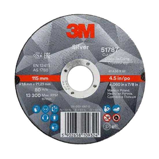 3M Silver Cutting Disc 125 X 2.5M | Industrial Gas | Gas Equipment ...