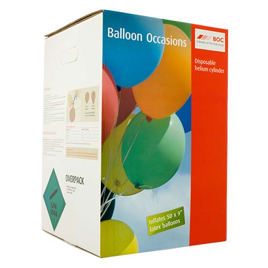 UK BOC Online Shop: Disposable Balloon Gas to Fill 30 9 inch Balloons