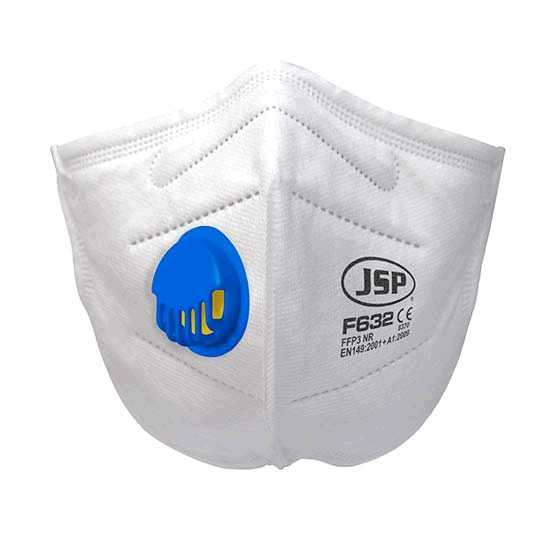 JSP V/F/Flat F632 Mask FFP3 Valved Box 30 | Industrial Gas | Gas ...