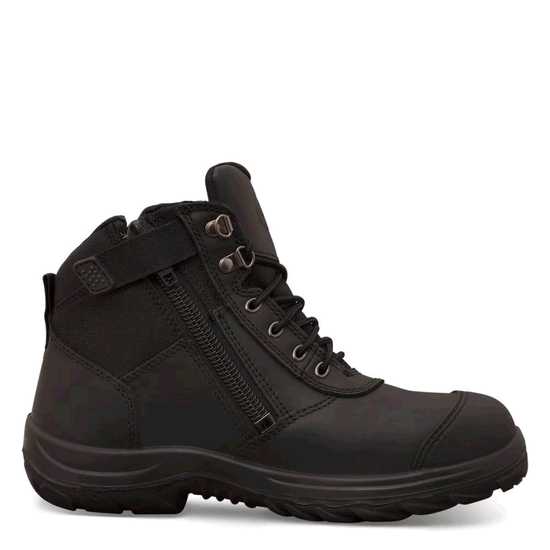 Oliver 34 Series Black Zip Sided Ankle Boot | Industrial Gas | Gas ...